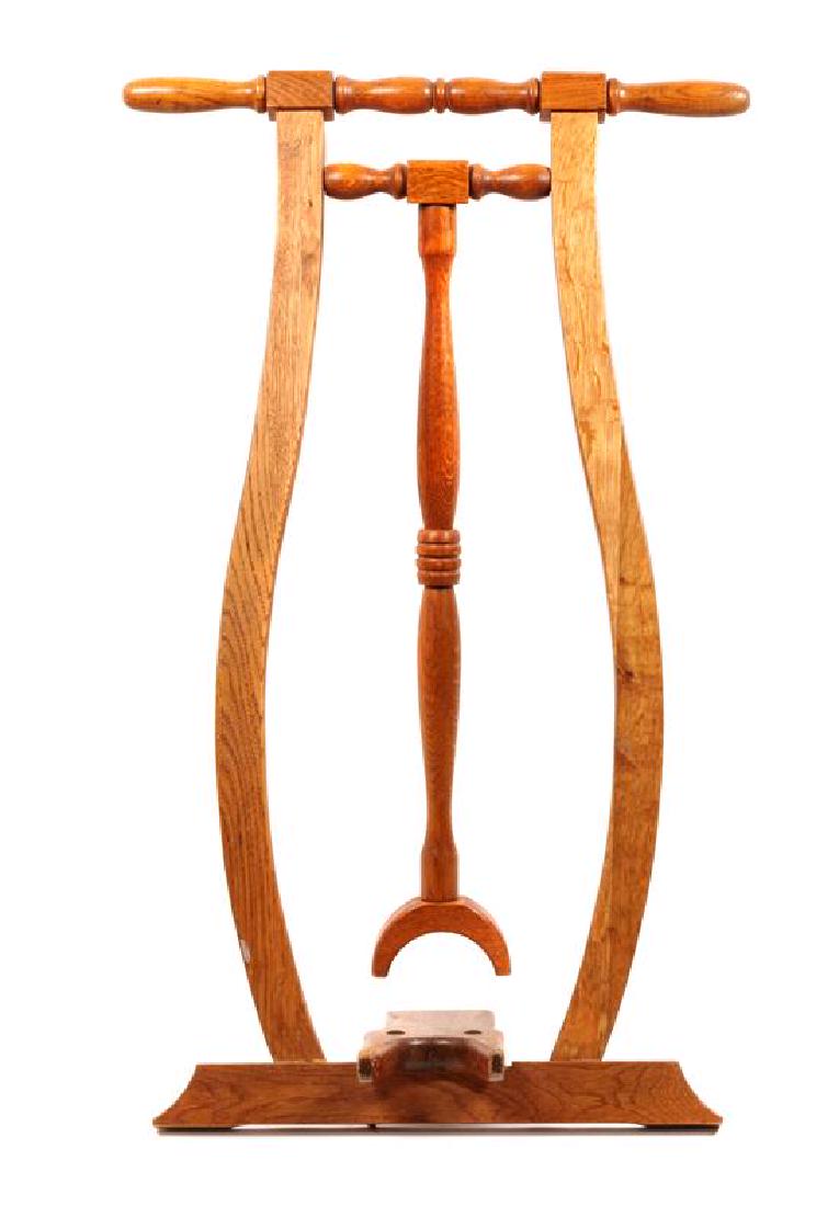 Vintage Wood Rifle Stand