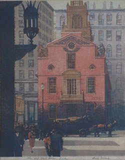 Louis Novak, (american, 20th Century), The Old Sta