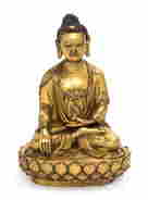 Sino Tibetan Gilt Bronze Buddha - Apr 21, 2017 | Material Culture in PA