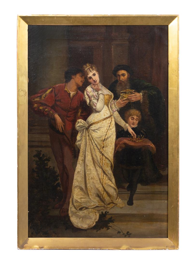 * John A. Monteith, (20th century), Untitled (Lady with