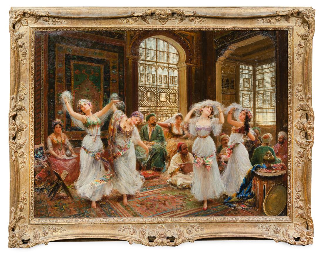 Fabio Fabbi, (Italian, 1861-1946), Inferno di Harem