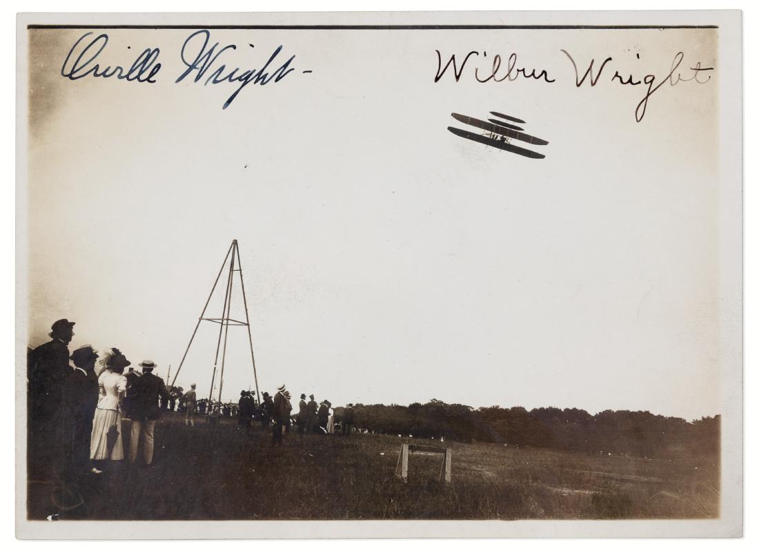 [WRIGHT BROTHERS]. WRIGHT, Wilbur (1867-1912) - WRIGHT, - May 01, 2019 | Hindman in IL