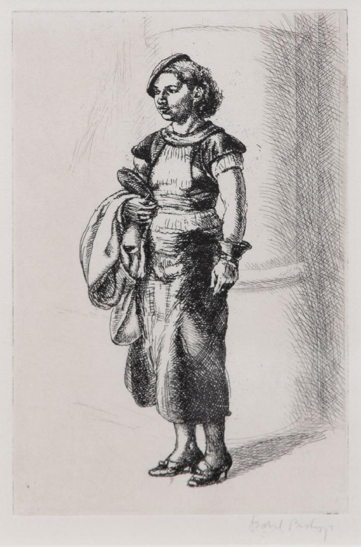 Isabel Bishop, (american, 1902 1988), Waiting, 1930