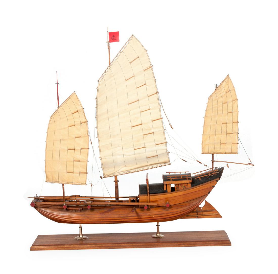 A Model of a Chinese River Junk Height 29 x length of - Oct 10, 2019 ...