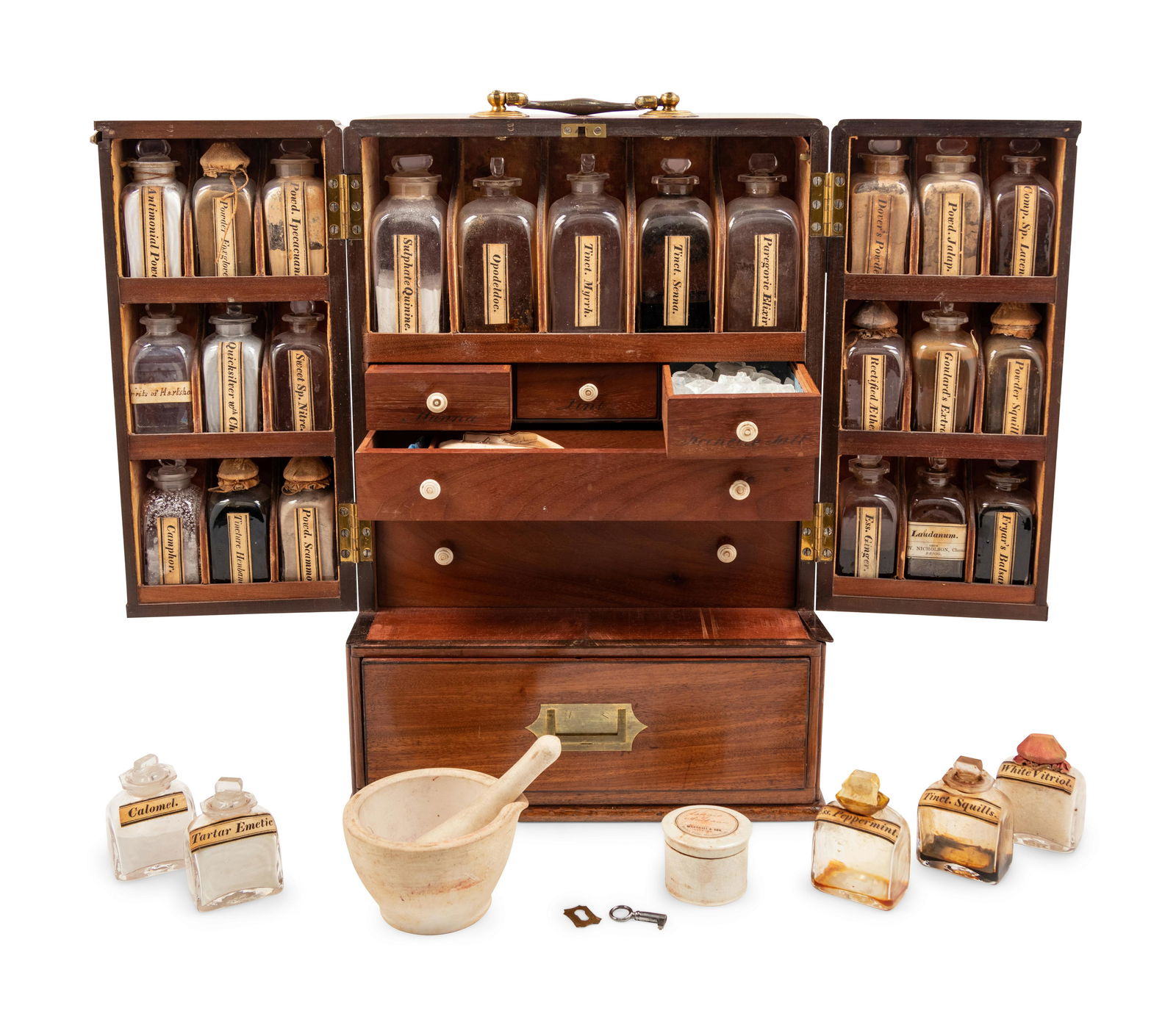 A Regency Figured Mahogany Travelling Apothecary Chest - Feb 11, 2020 ...