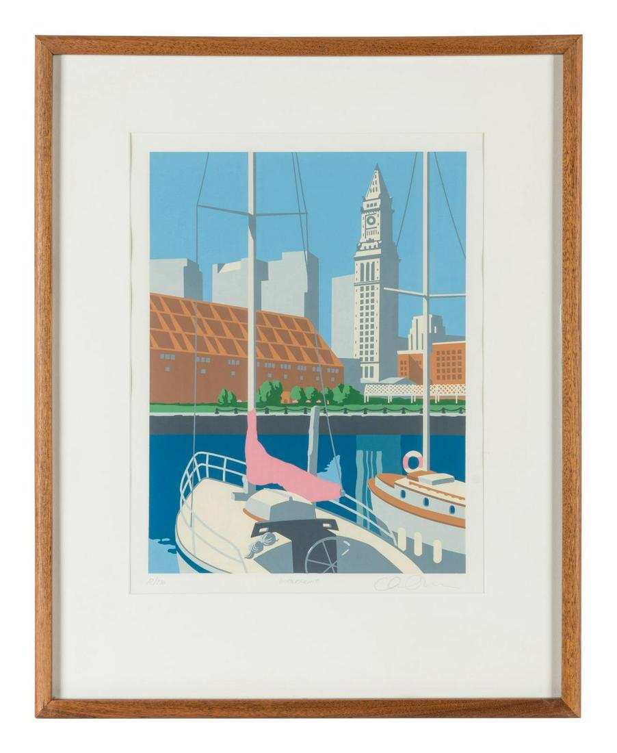 Oren Sherman (american, 20th Century) Â Waterfront