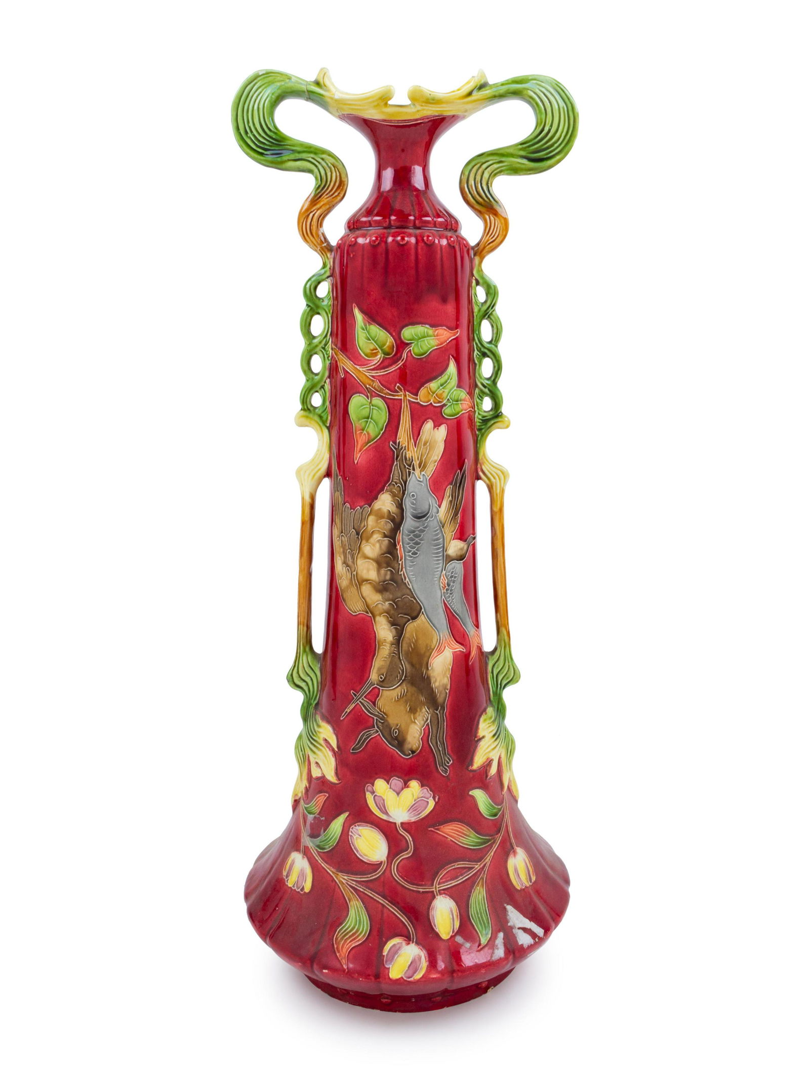 A Josef Strnact Art Nouveau Vase - Apr 09, 2020 | Hindman in IL