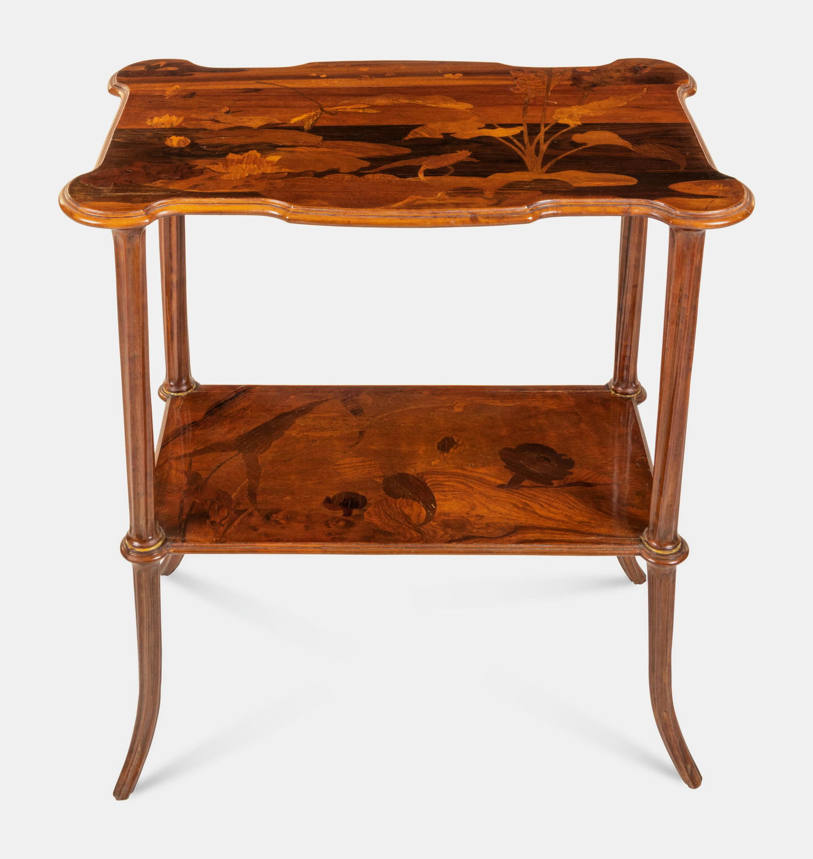 Emile Galle (French, 1846-1904) Two-Tier Table - May 19, 2020 | Hindman ...