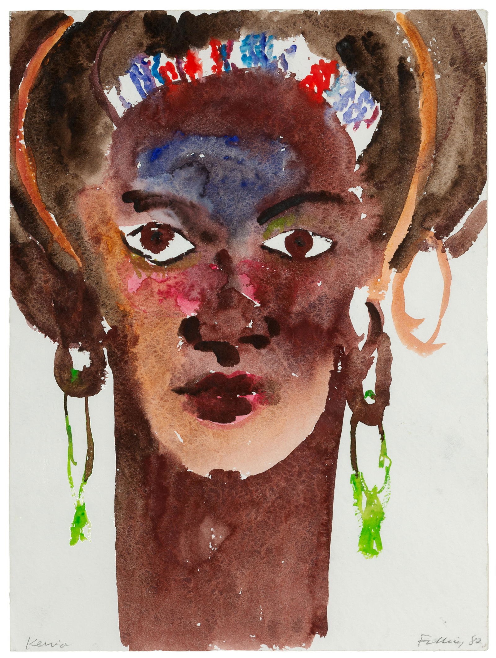 Rainer Fetting (german, B. 1949) Kenia, 1987