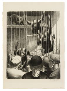 Mabel Dwight (1876 1955) Pencil Signed Lithograph