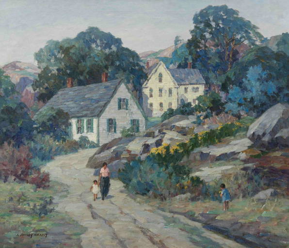 James Jeffrey Grant (american, 1883 1960) Village Road