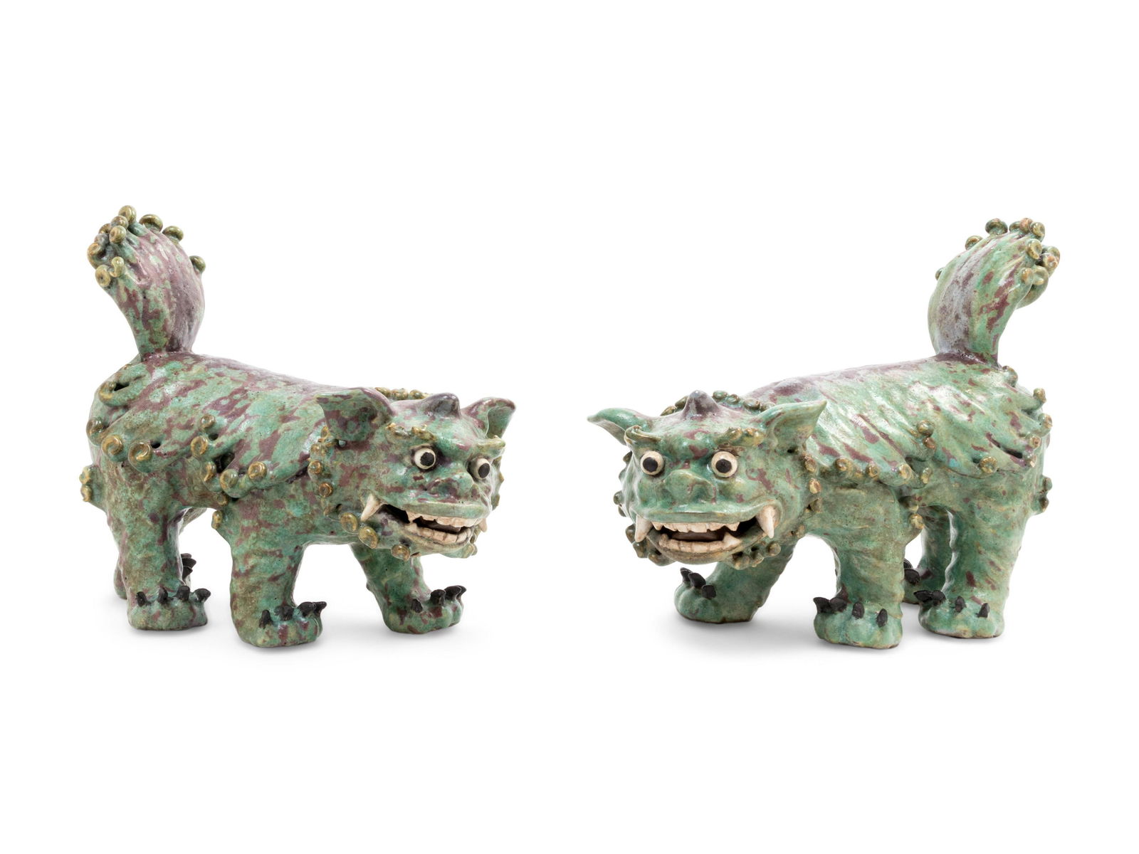 A Pair of Shiwan Red and Green Glazed Stoneware Figures - Sep 24, 2020 ...