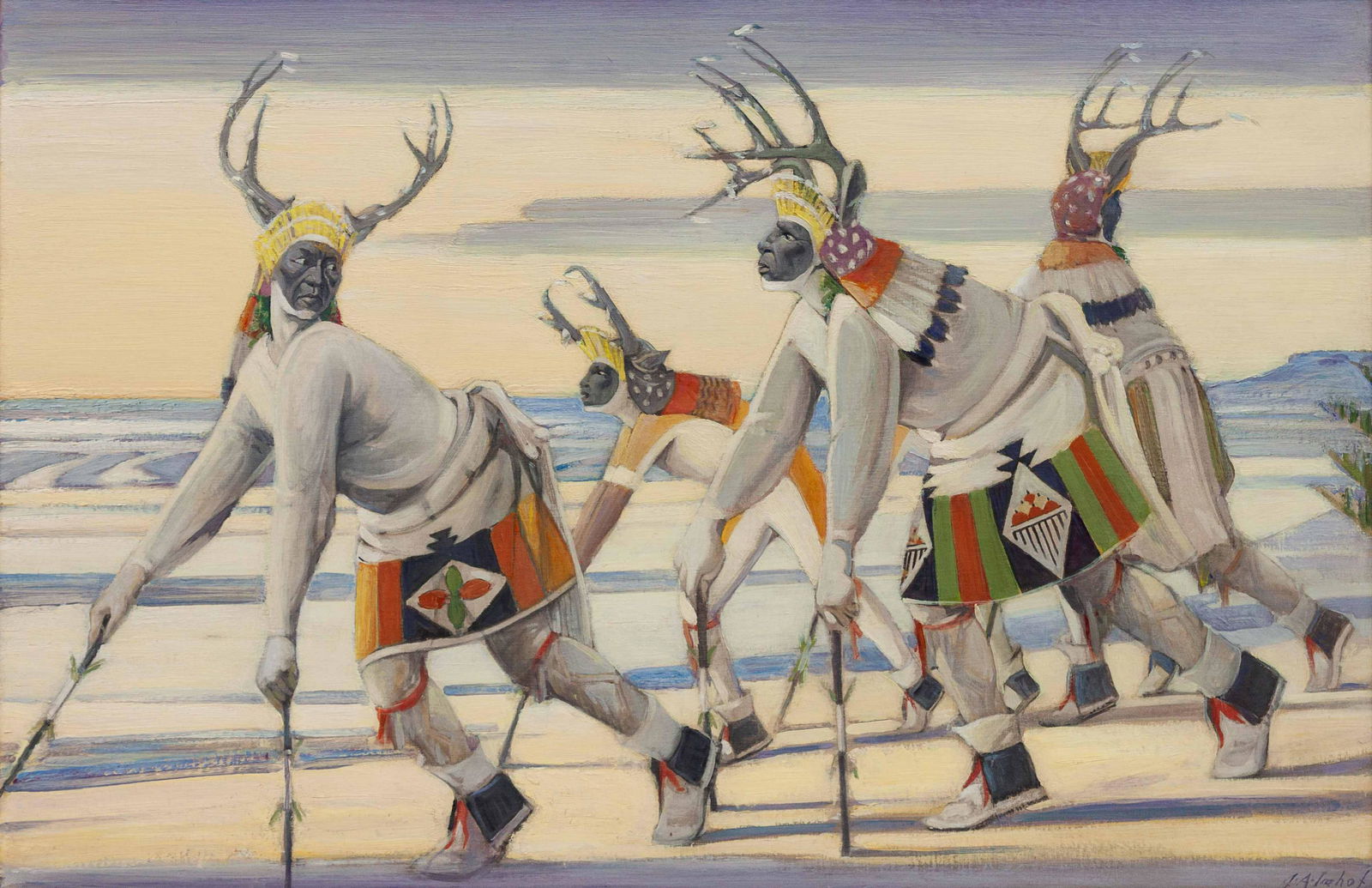 Joseph Imhof (American, 1871-1955) The Camoufleurs - Oct 29, 2020 ...