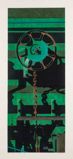 Robert Cottingham (american, B. 1935) Rolling Stock