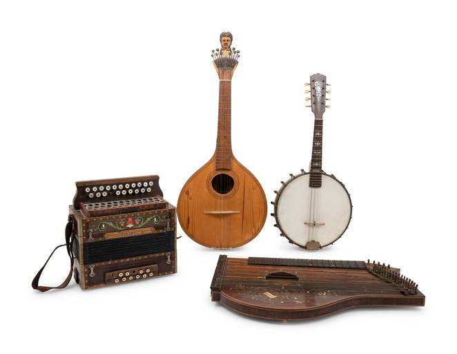 A Group of Five Musical Instruments - Oct 27, 2020 | Hindman in IL