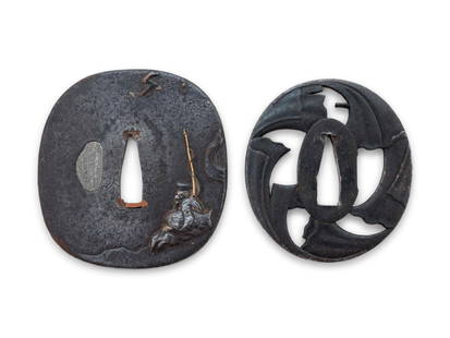 Two Japanese Tsubas, 18th Century