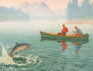 Ralph Crosby Smith, (american, 1911 1965), Catchin