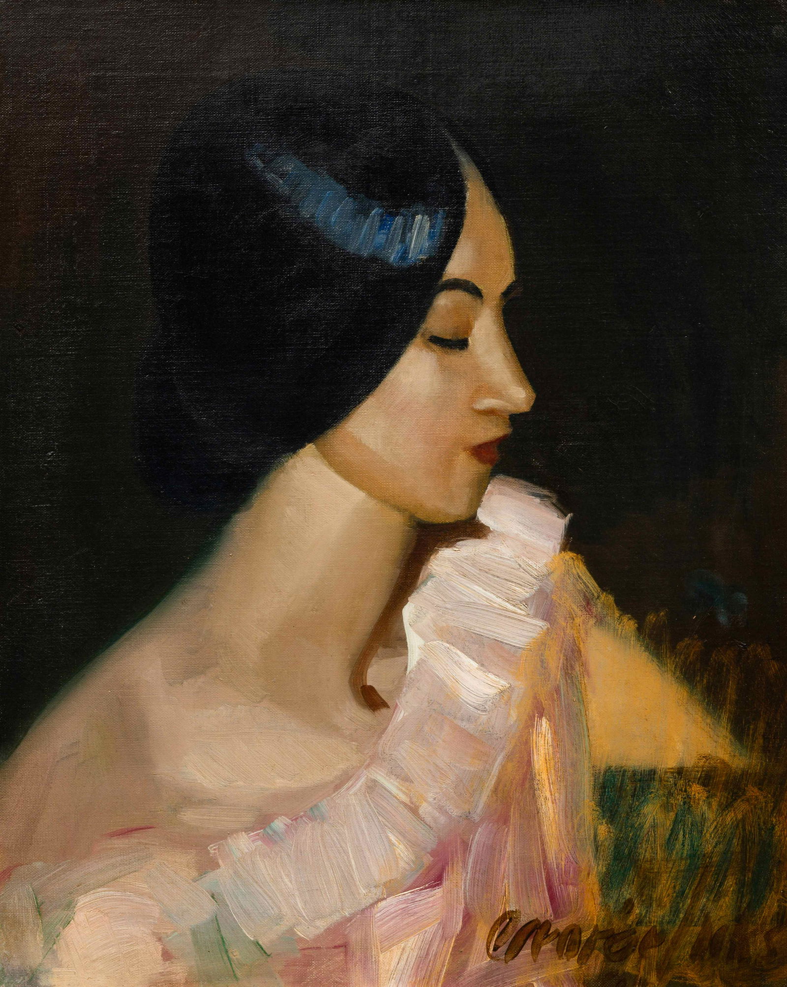 George Beattie Mid Century Oil Painting, Signed - Oct 04, 2014 | Ahlers ...