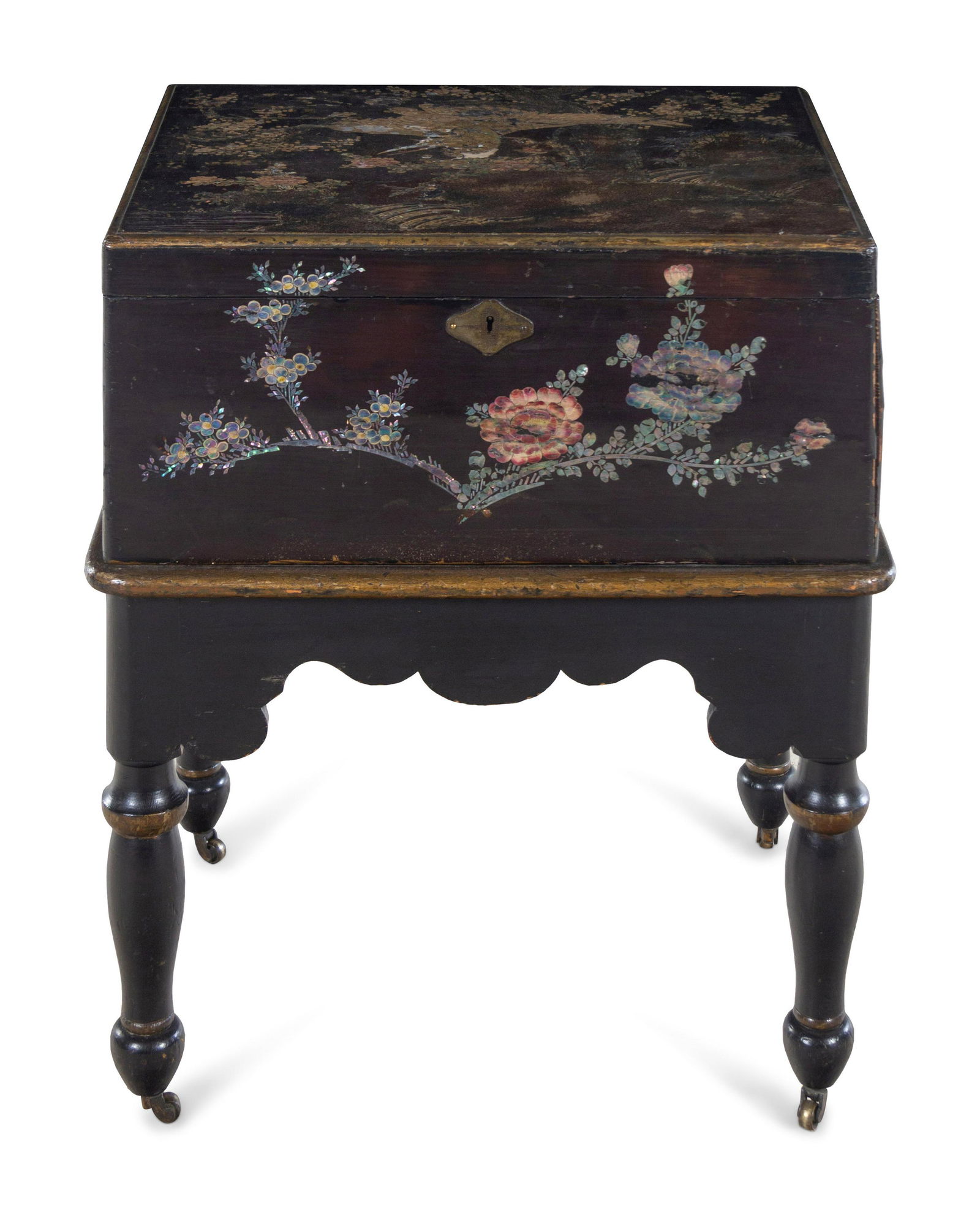 Mother Of Pearl Inlaid High Chest Black Lacquer Korean - Feb 11, 2012 ...