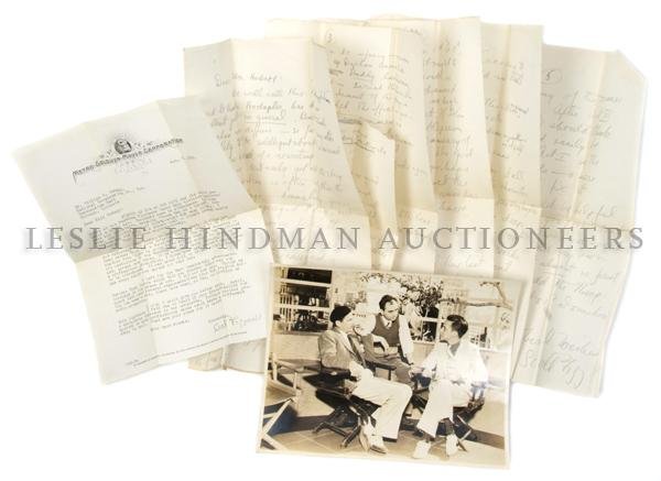 297: FITZGERALD, F. SCOTT. 6 pp. ALS to William Hodapp