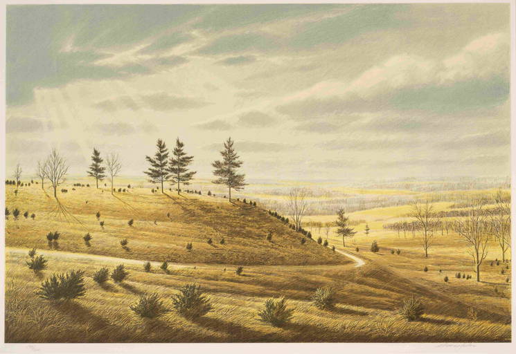 Group Of Three Serigraphs By Thomas Locker (american,