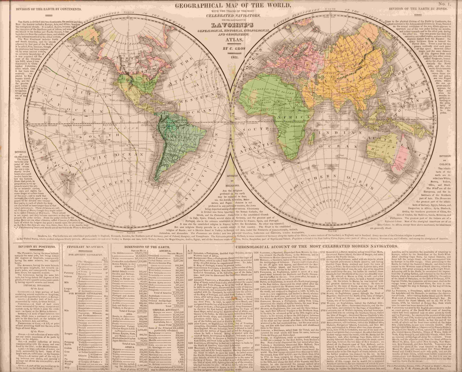 Geographical Map Of The World