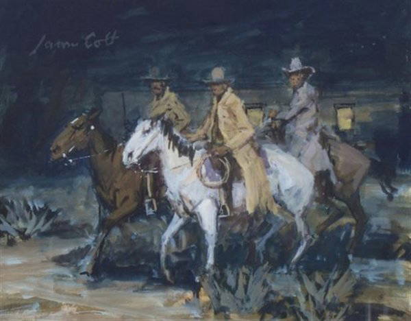 James Colt, (american, 1922 2005), Three Riders