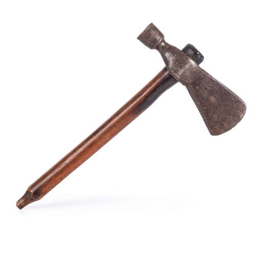 Eastern Style Pipe Tomahawk, Collected At Crow Agency,
