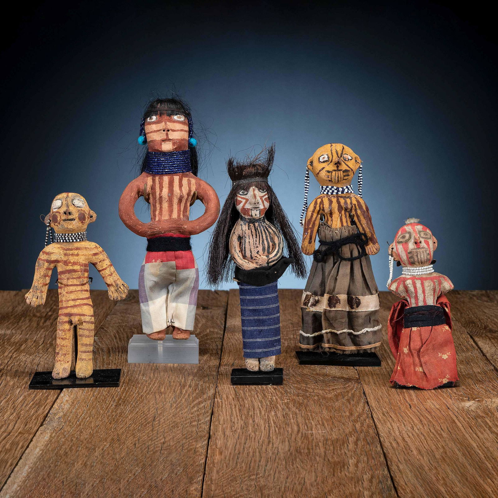 Mojave and Yuma Pottery Figures (#0158) on Sep 17, 2021 | Hindman in OH