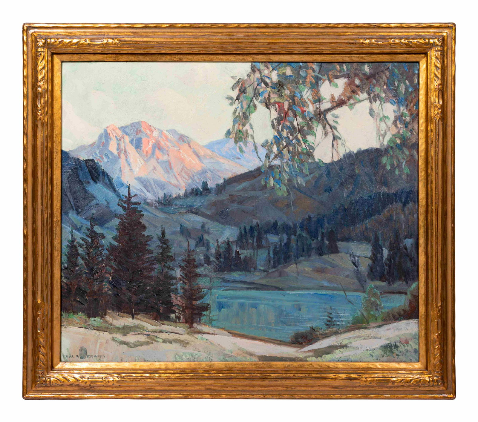 Carl Rudolph Krafft (american, 1884 1938) Landscape
