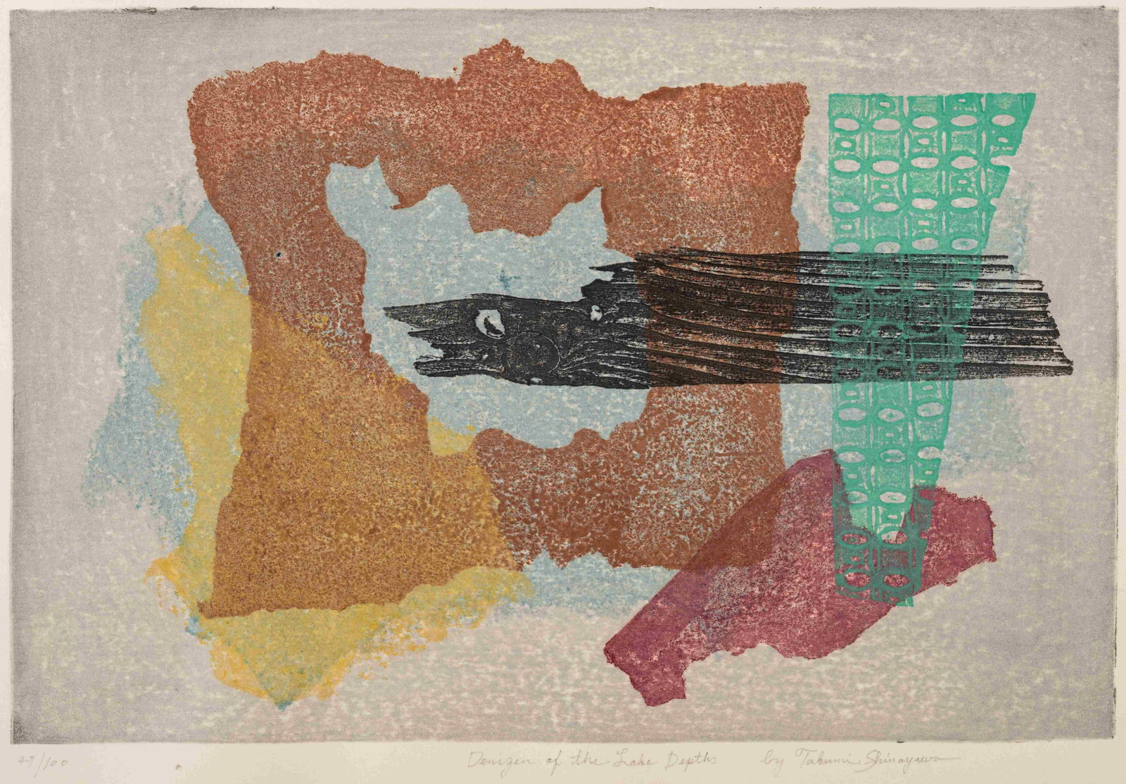 Shinagawa Takumi (Japanese, 1908-2009) Denizen of the | Barnebys