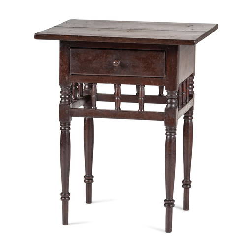 A Sheraton Turned Cherrywood One-Drawer Work Table - Sep 30, 2021 ...