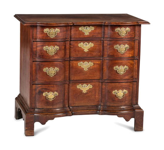 A Chippendale Figured Mahogany Block Front Chest of - Sep 30, 2021 ...