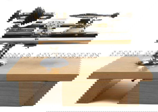 A German Steel Watchmaker's Lathe, Peerless #2, Height