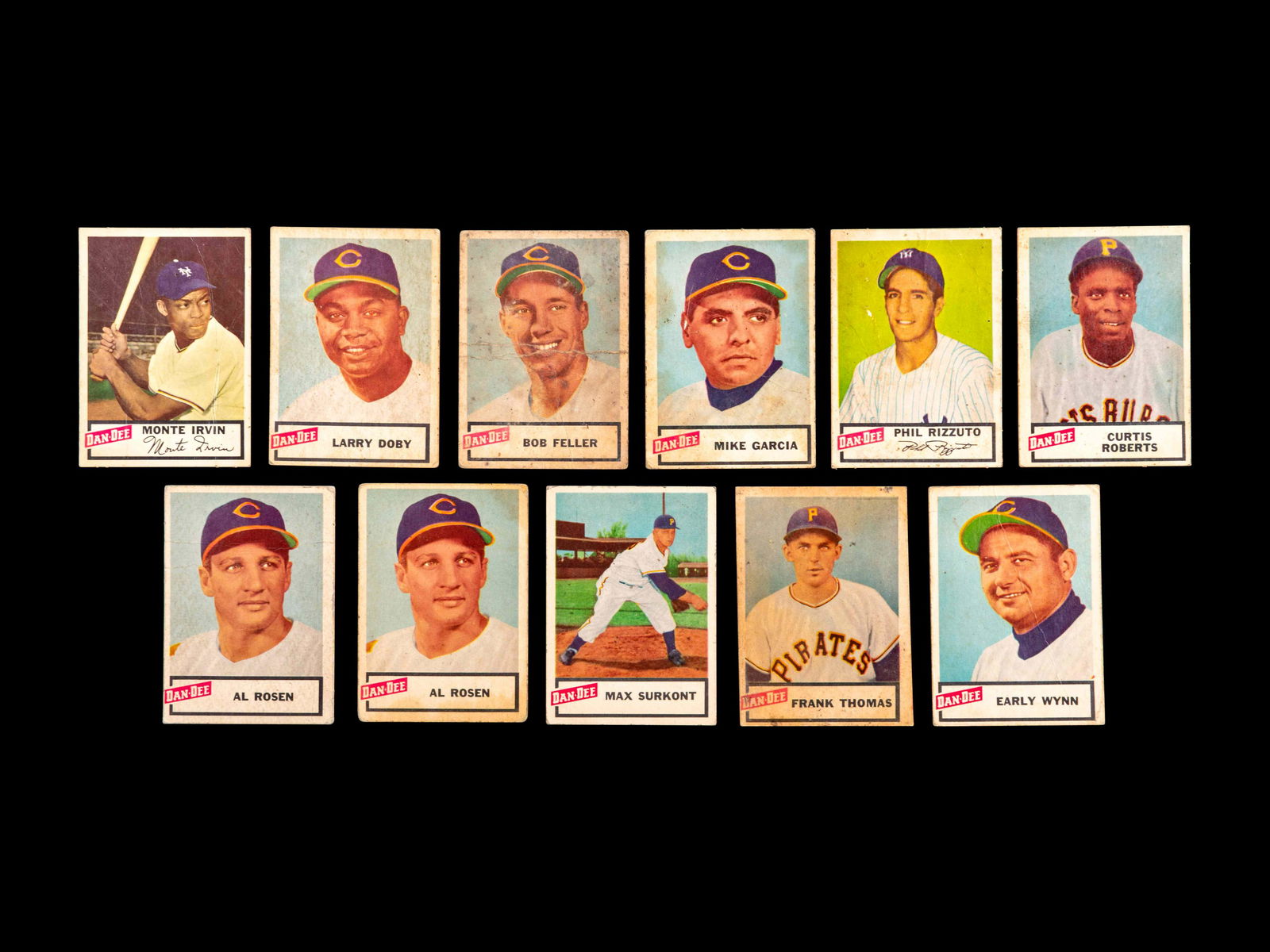 A Group of 11 1954 Dan-Dee Potato Chips Baseball Cards | Barnebys