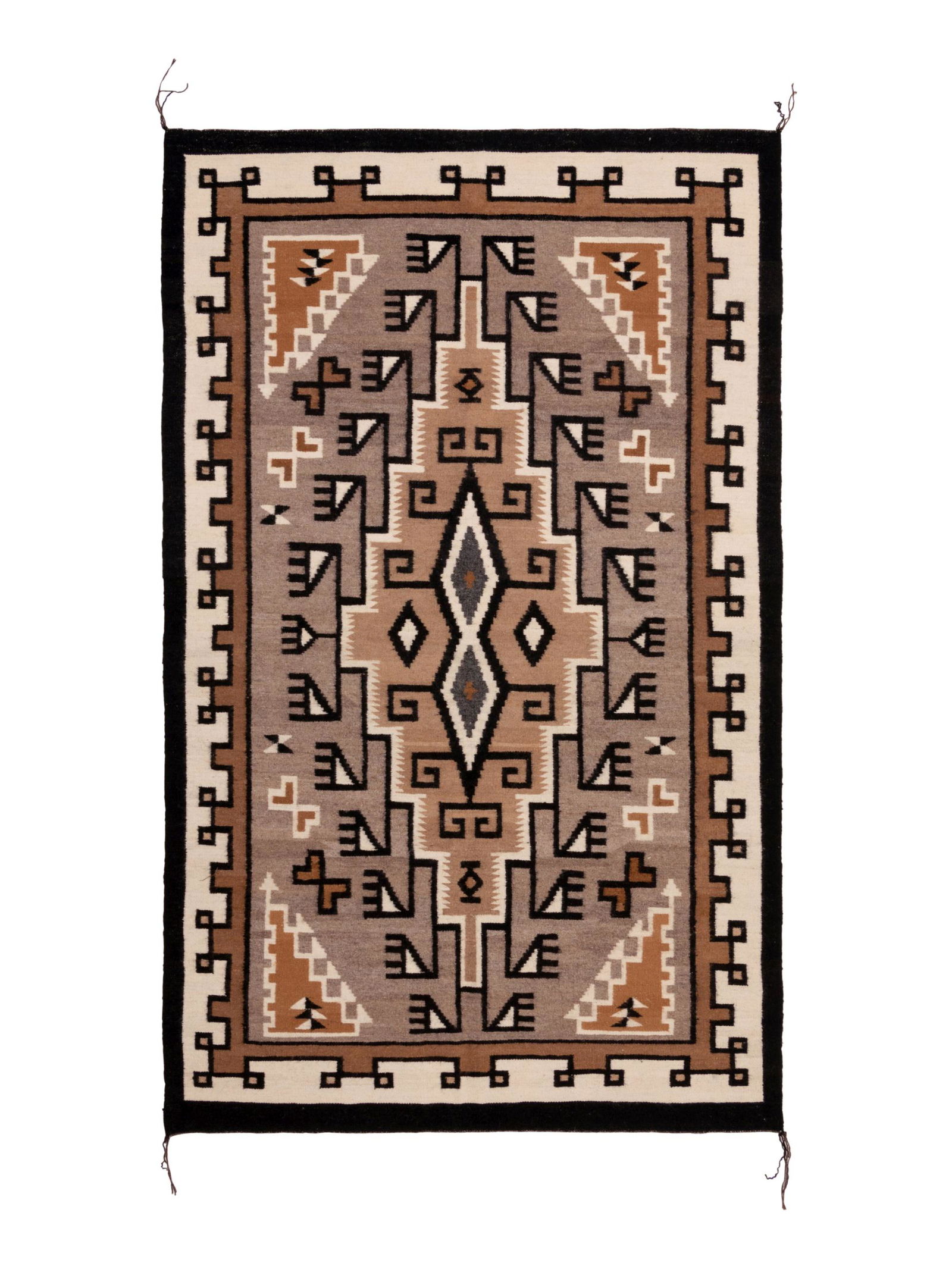 Navajo Two Grey Hills Weaving / Rug