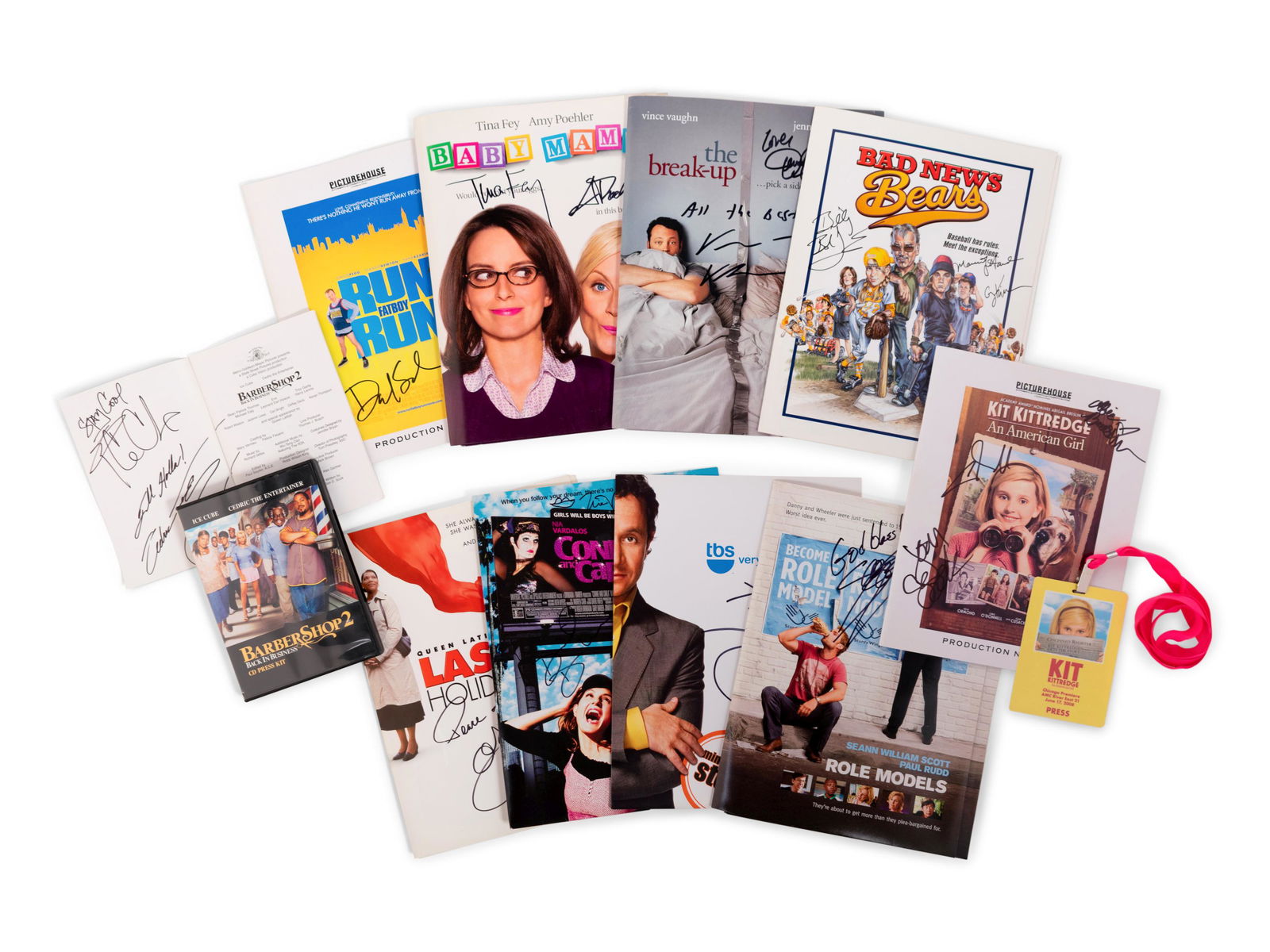 (film Press Kits) A Group Of 10 Press Kits And Digital