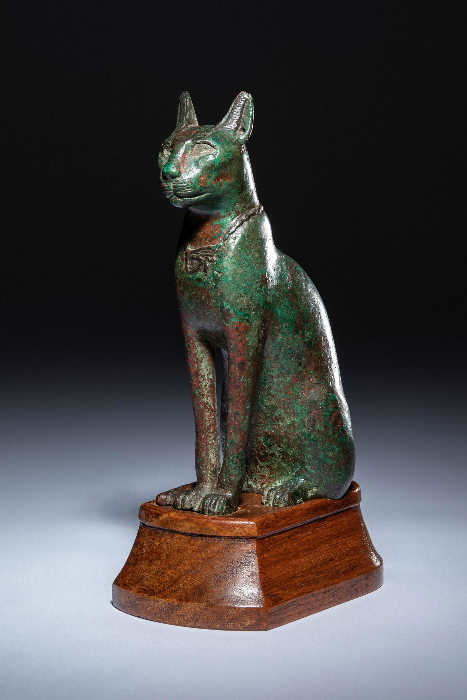 An Egyptian Bronze Cat Height 7 9/16 inches (19 cm). - Nov 18, 2021 ...
