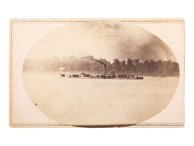 [civil War]. Lilienthal, Theodore, Photographer. Cdv Of