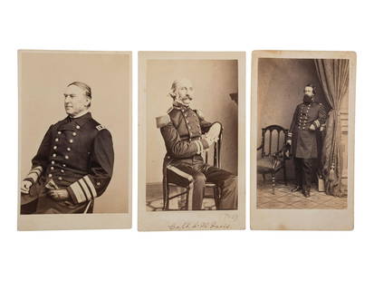 Cdv Of Civil War Commodore Charles Henry Davis