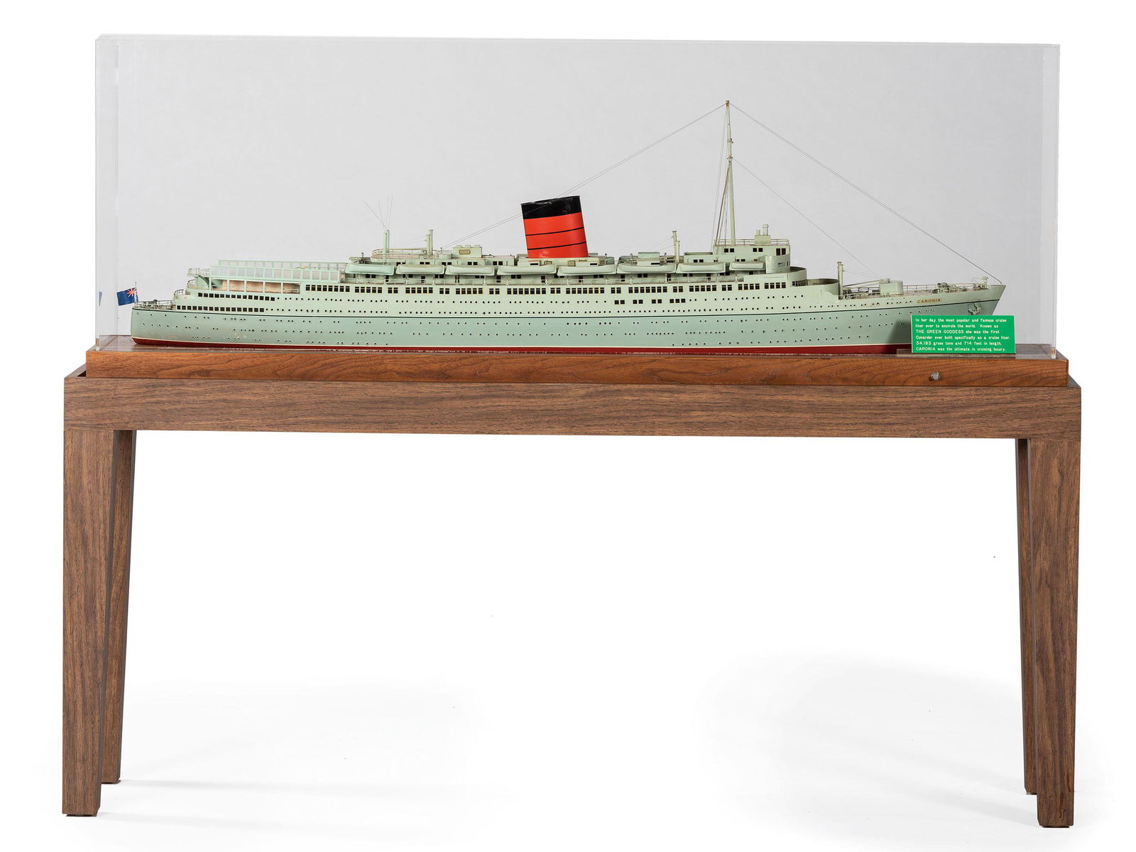 A Scale Model of the RMS Caronia Cunard Ocean Liner (#0043) on Dec 10 ...