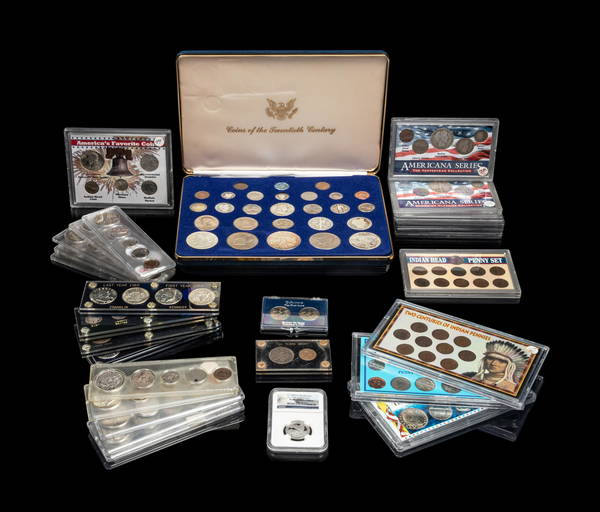 A Large Collection Of United States Coin Sets