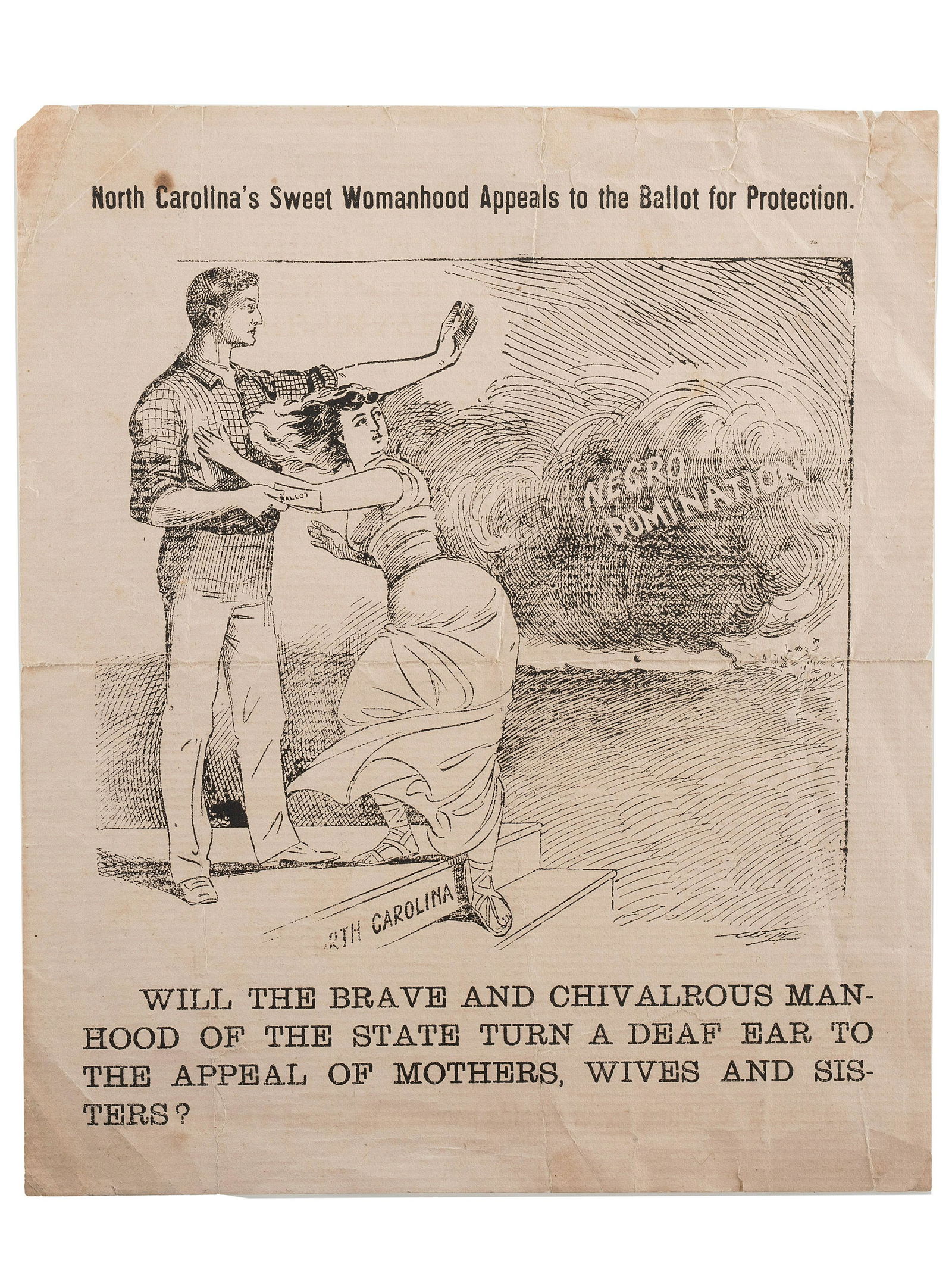 [reconstruction]. [jim Crow]. Four Items Of Ephemera