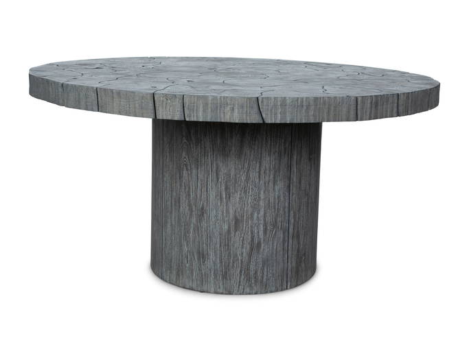 A Sectioned Tree Trunk Center Table Height 30 1/4 x (#0294) on Mar 02 ...