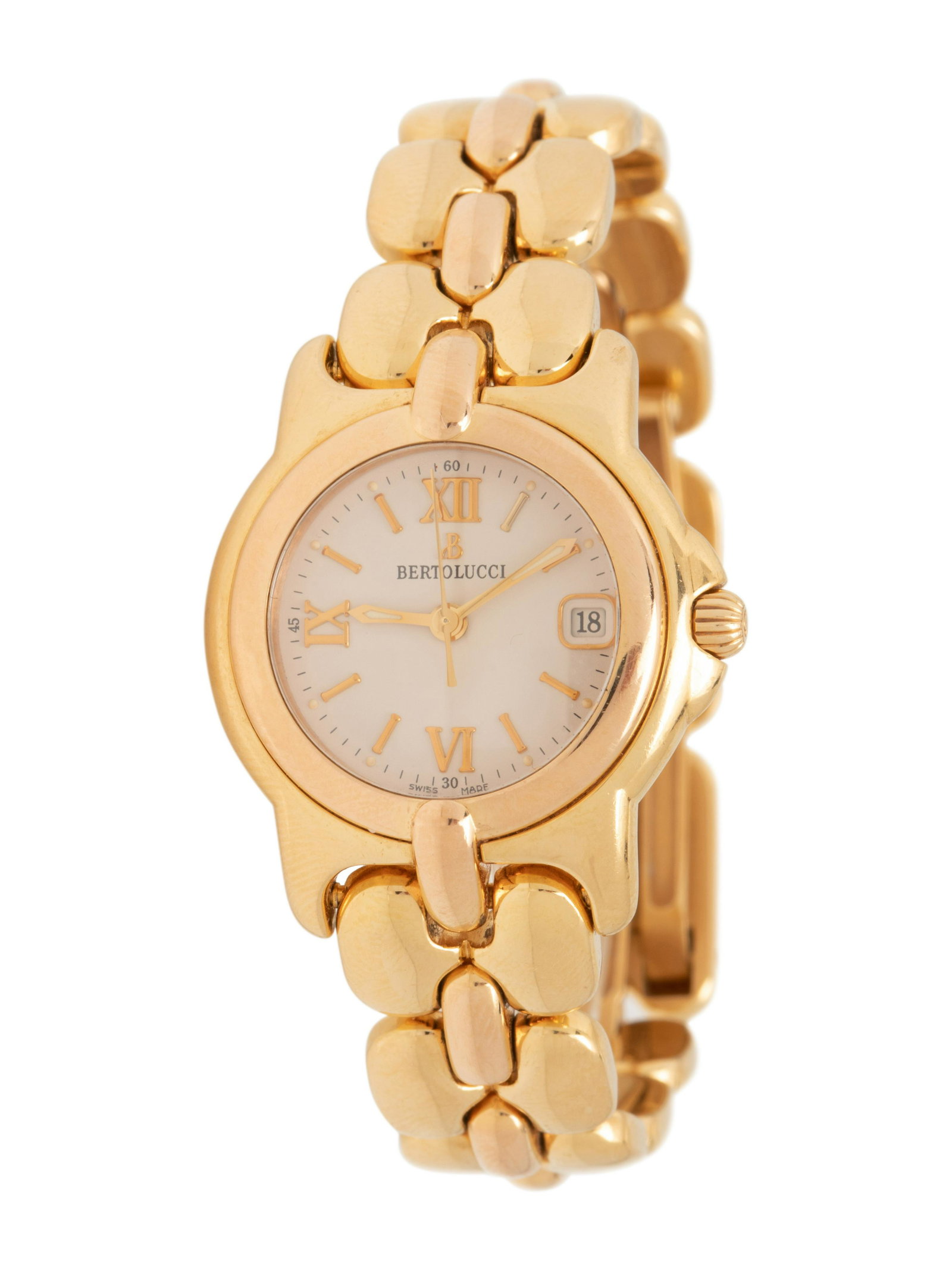BERTOLUCCI, 18K YELLOW GOLD WRISTWATCH - Apr 25, 2022 | Hindman in IL