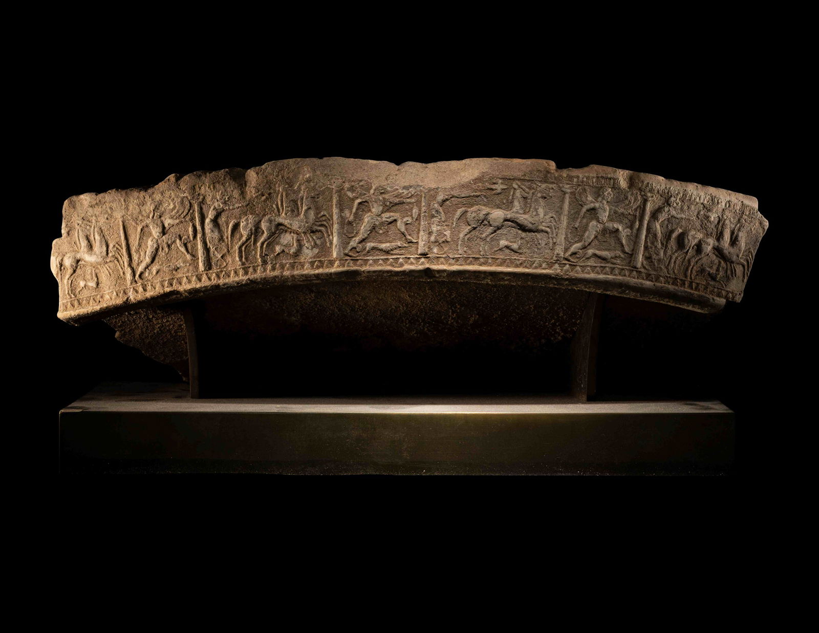 A Sicilian Greek Brazier Fragment with a Stamped Frieze Height 18 ...