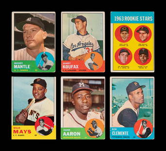 Complete Set Of 1963 Topps Baseball Stickers