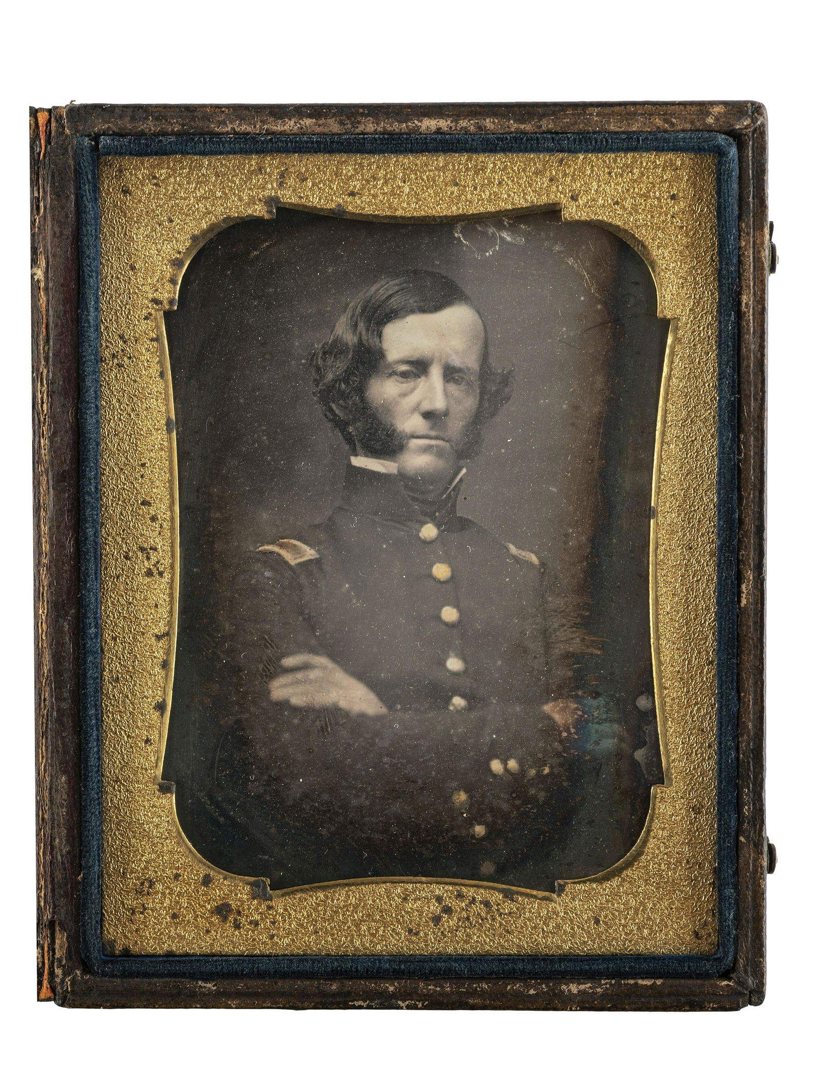 [civil War]. Quarter Plate Daguerreotype Of Confederate Major General ...