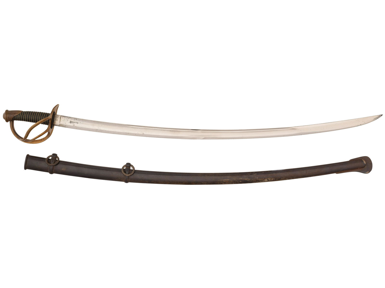 [civil War]. Us Model 1840 Heavy Cavalry Saber. Manufactured By Ames.