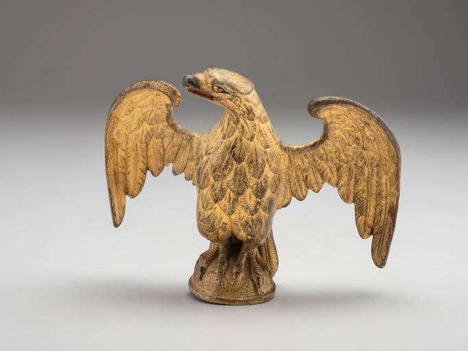 [americana]. Civil War Era Eagle Finial.